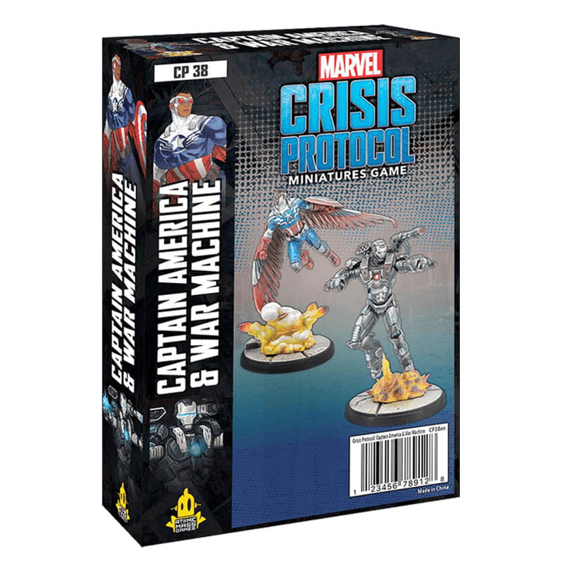 Marvel Crisis Protocol: Captain America & War Machine - MCP - TableMini