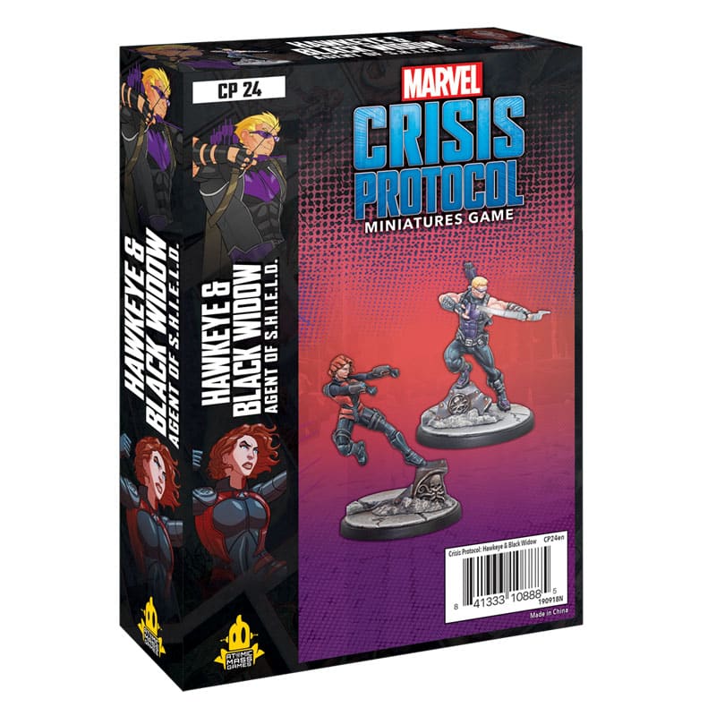 Marvel Crisis Protocol: Hawkeye & Black Widow - MCP - TableMini