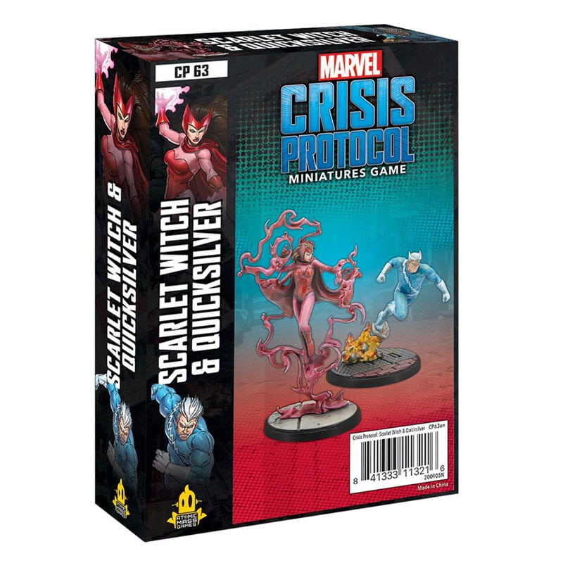 Marvel Crisis Protocol: Scarlet Witch & Quicksilver - MCP - TableMini